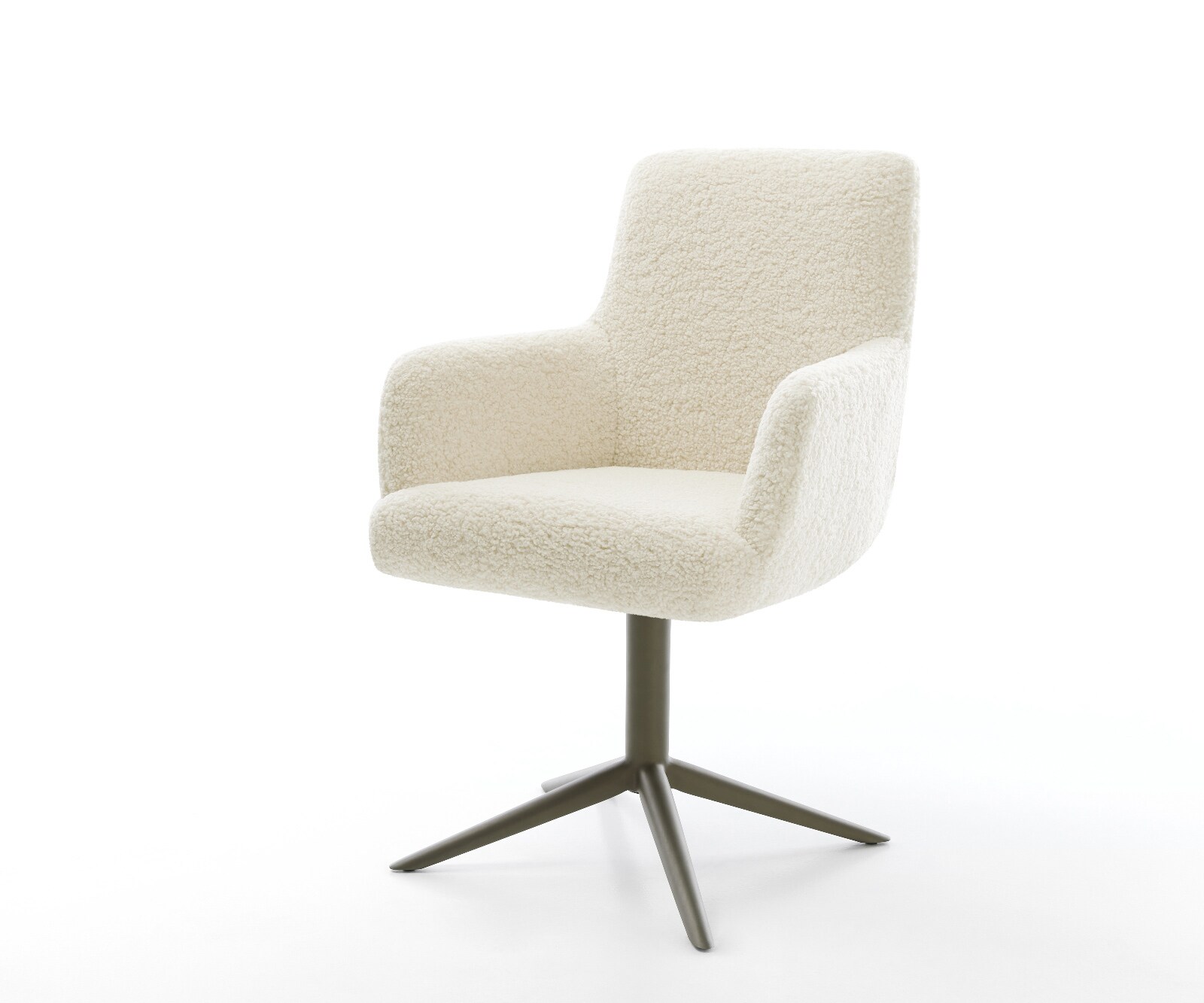 Chaise-de-salle-à-manger Heira-Flex avec accoudoirs pied de chaise 4 ...